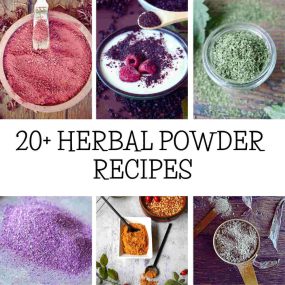 How to make Herbal Powders for Cooking, Beauty, and More ...