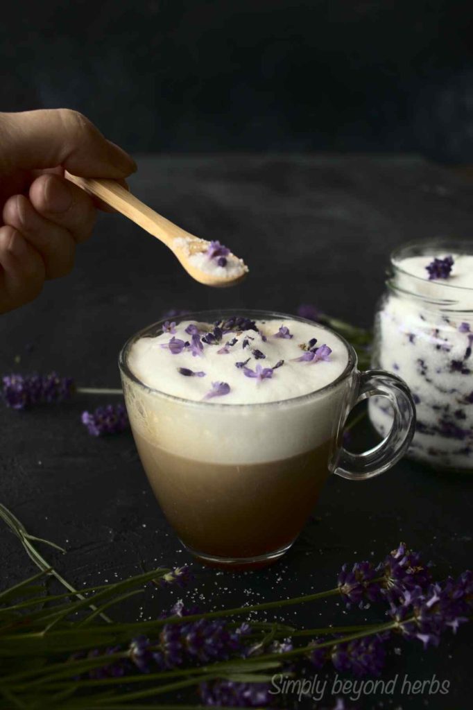 Lavender Latte: Hot or Iced Lavender Coffee - SimplyBeyondHerbs