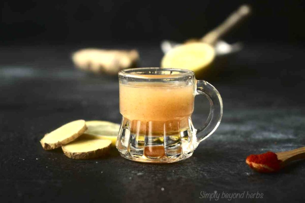 Fire Water Drink for cold and flu season - SimplyBeyondHerbs