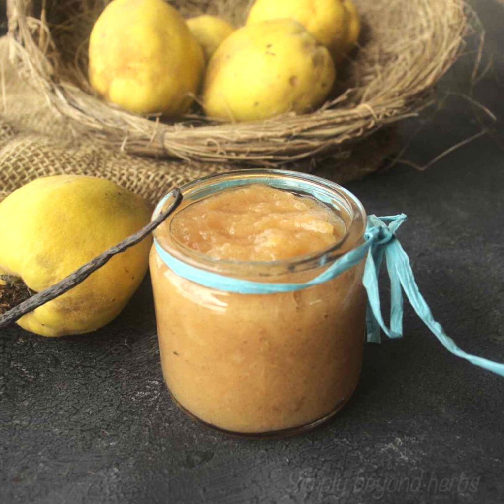 Perfect Homemade Quince Jam - SimplyBeyondHerbs