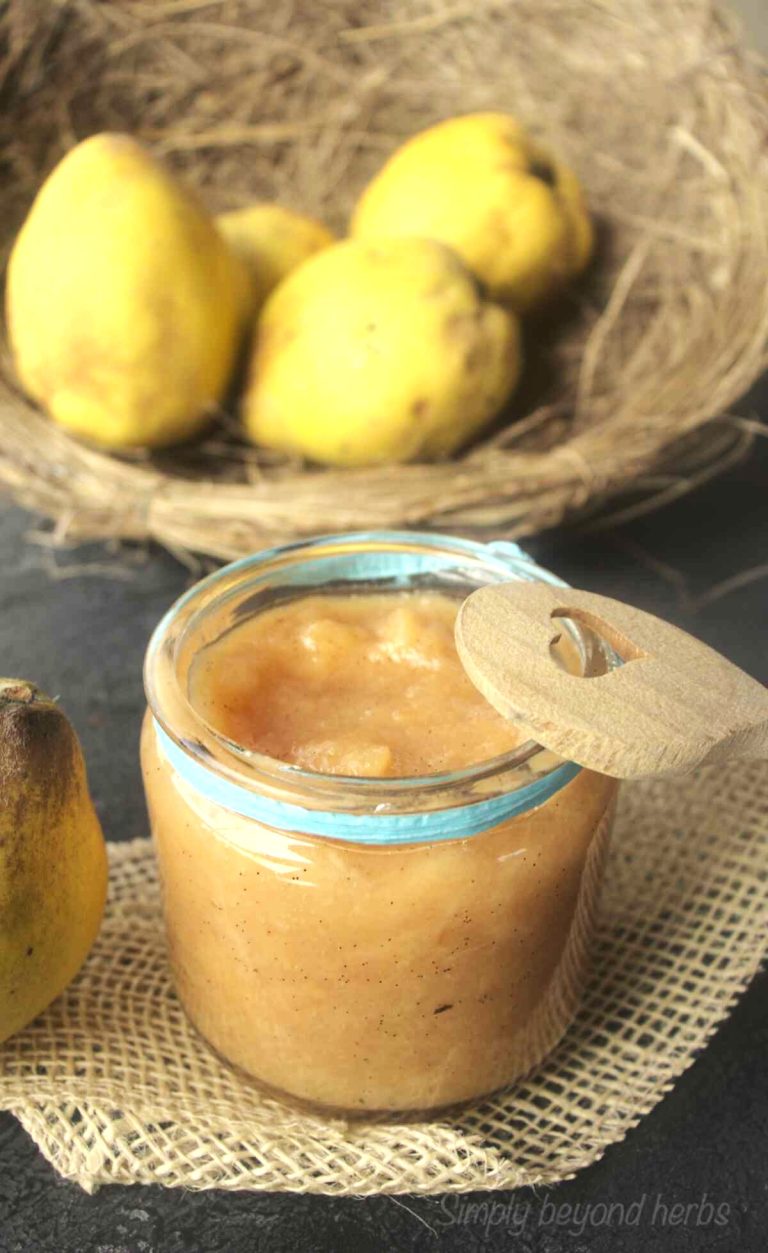 Perfect Homemade Quince Jam - SimplyBeyondHerbs