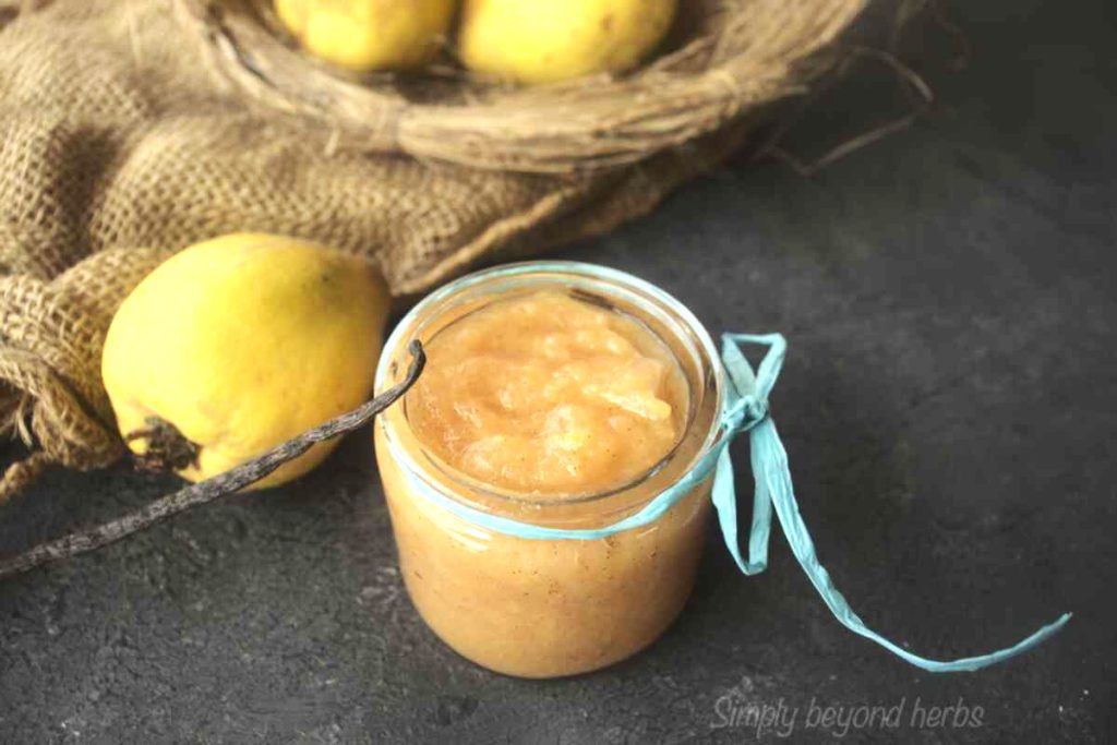 Perfect Homemade Quince Jam - SimplyBeyondHerbs